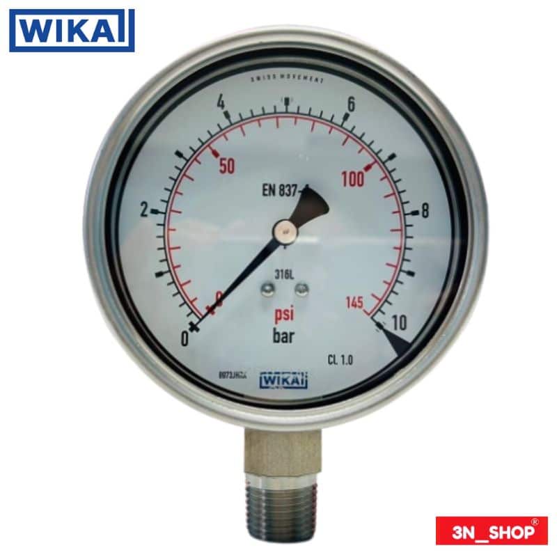Wika Pressure Gauge 4 0 10Bar SS 3N SHOP Wika Pressure Gauge 4 0 10Bar SS 3N SHOP